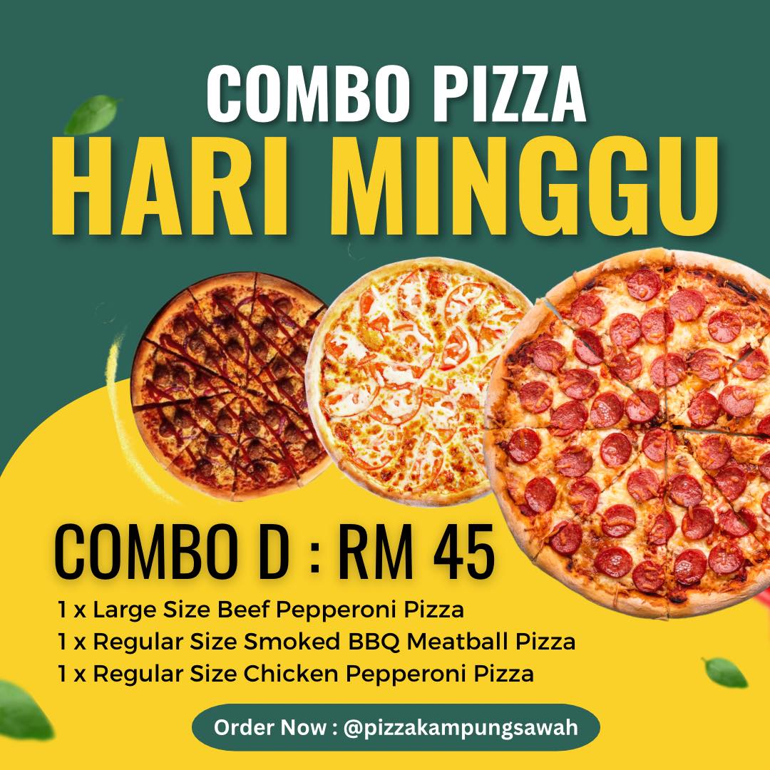 Menu Combo – Pizza Kampung Sawah