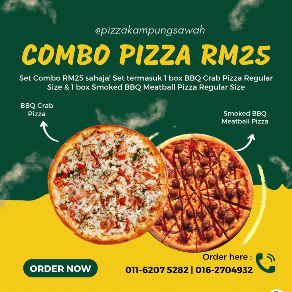 Menu Combo – Pizza Kampung Sawah
